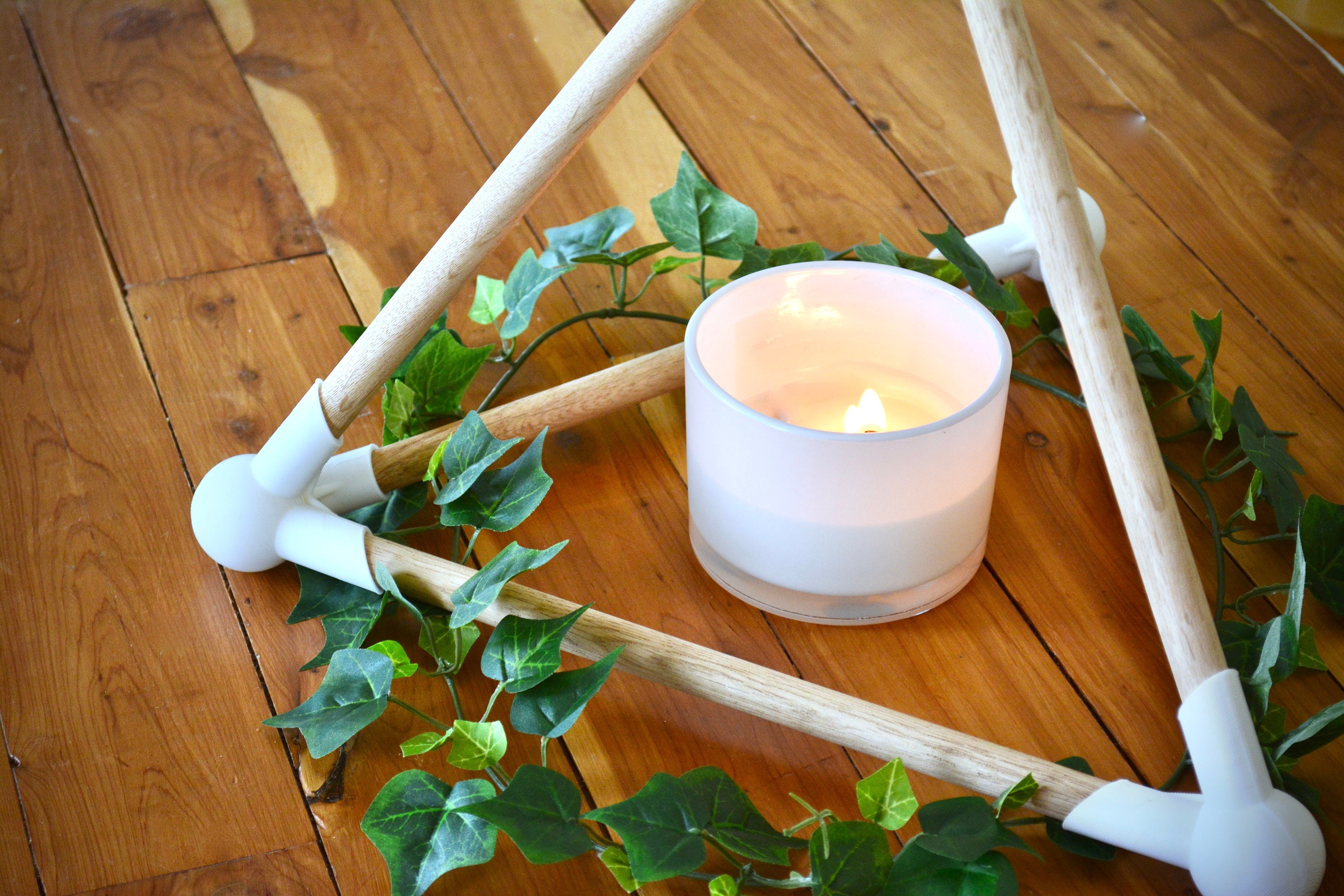 Triangular Centerpieces - Copper, Wood, All-white - Wedding ...