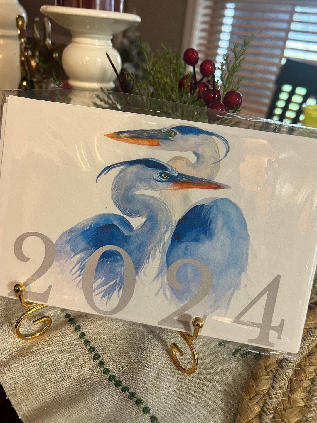 Calendar 2024, Art Calendar, Watercolor Calendar Bird, Art Birds, Birds ...