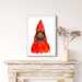 Cardinal Art Print, Cardinal Watercolor, Cardinal Wall Art, Cardinal ...