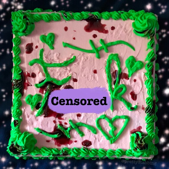 Faux Cake sweet Profanity Wall Art - Etsy