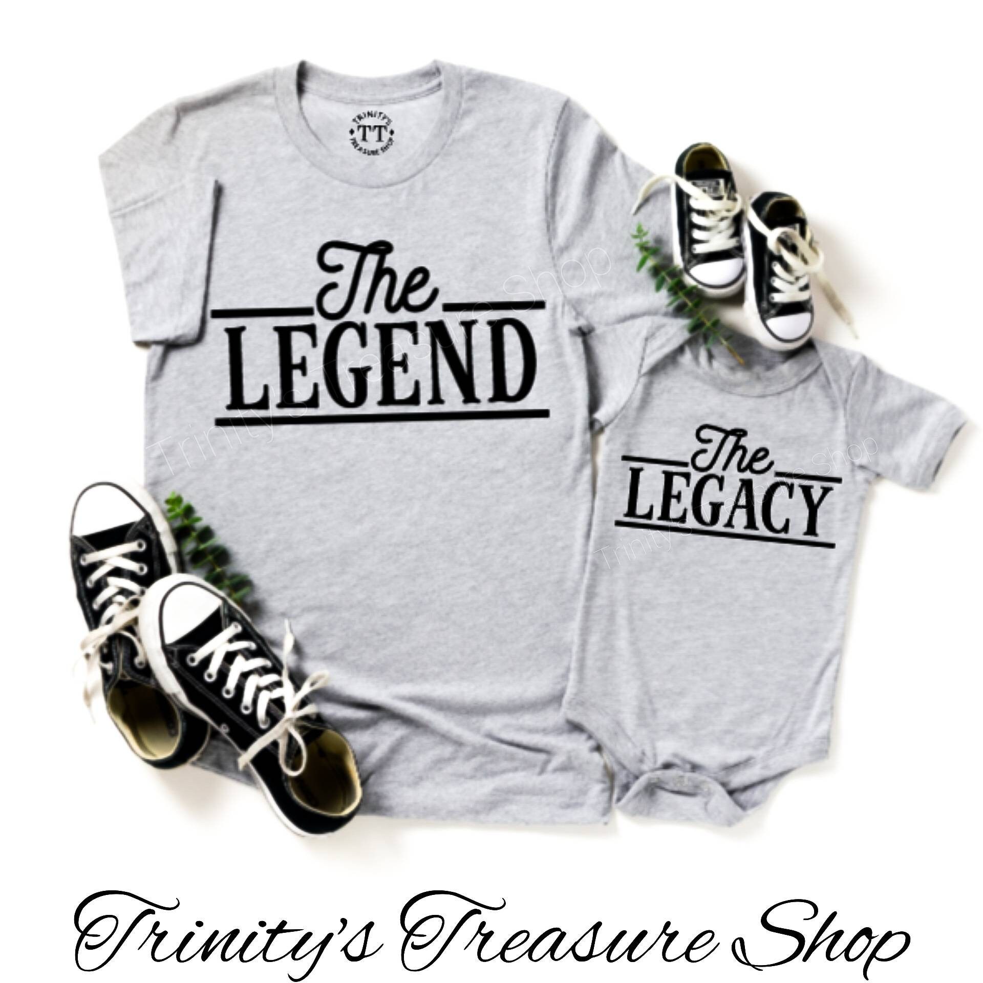 Legend Legacy Shirts Daddy and Me Shirts Father Son Family | Etsy