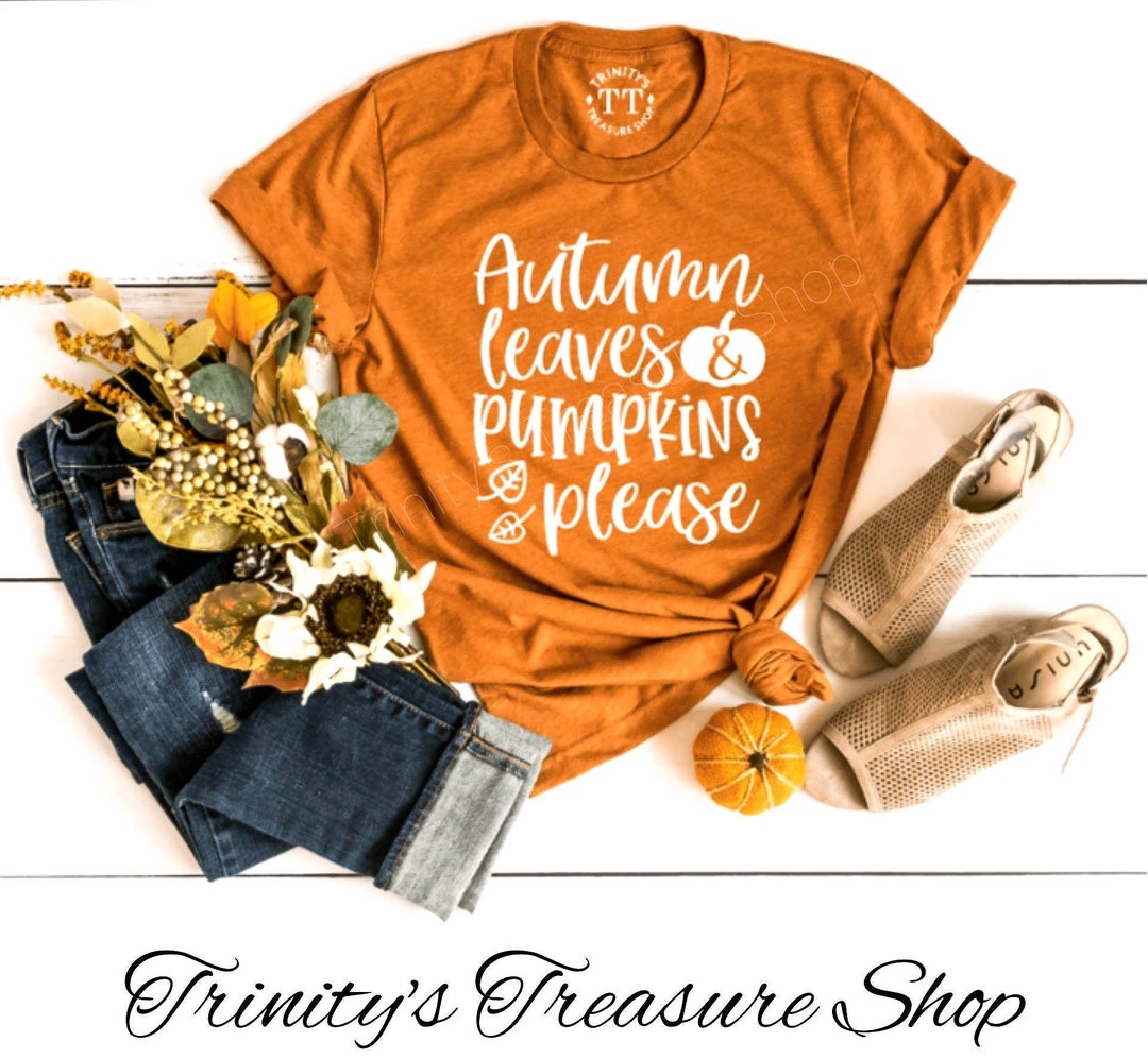 Fall Shirts Fall T-shirts for Women Pumpkin Spice Shirts - Etsy