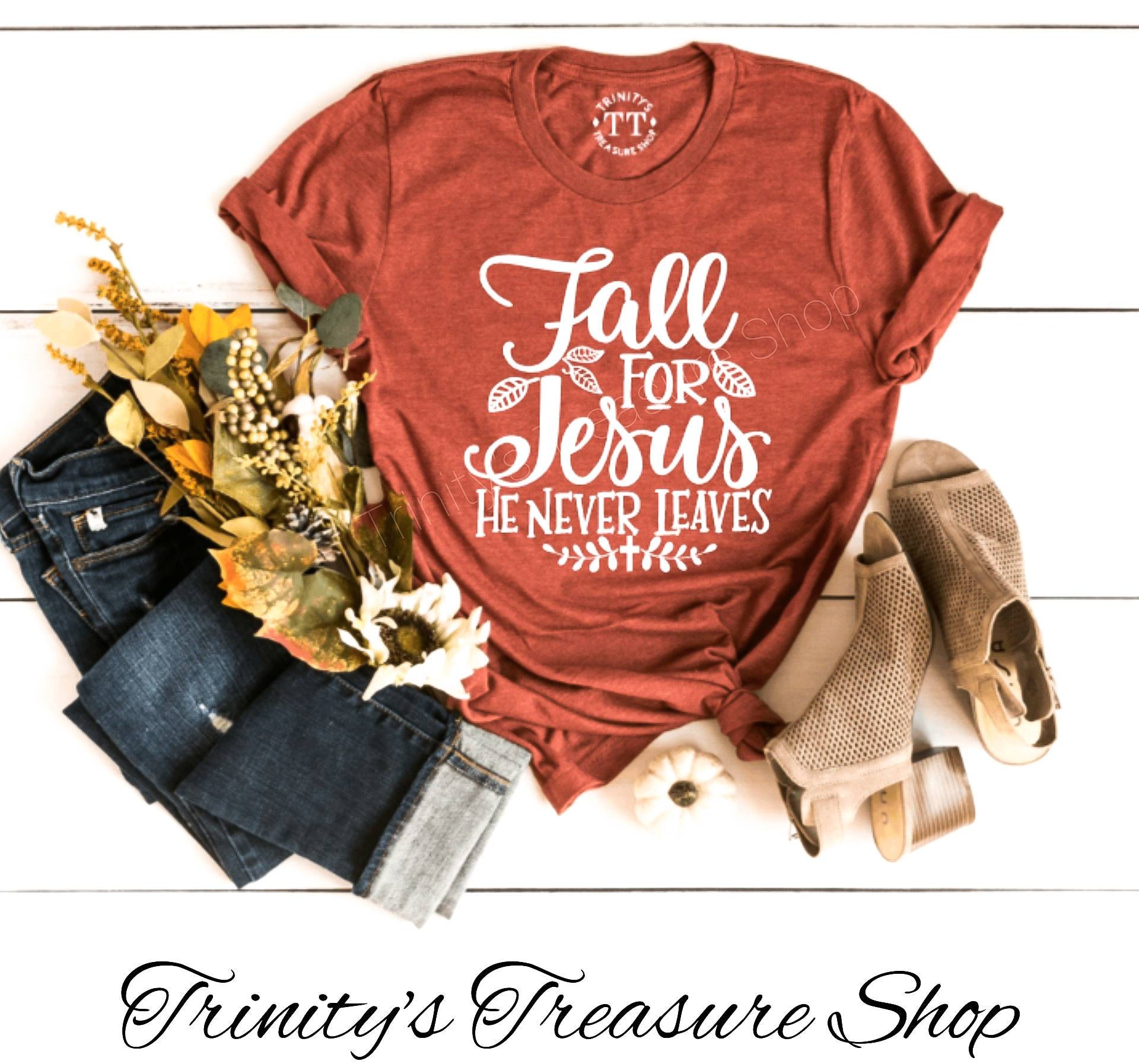 Christian Fall Shirt Plus Size Fall Shirts Women's | Etsy