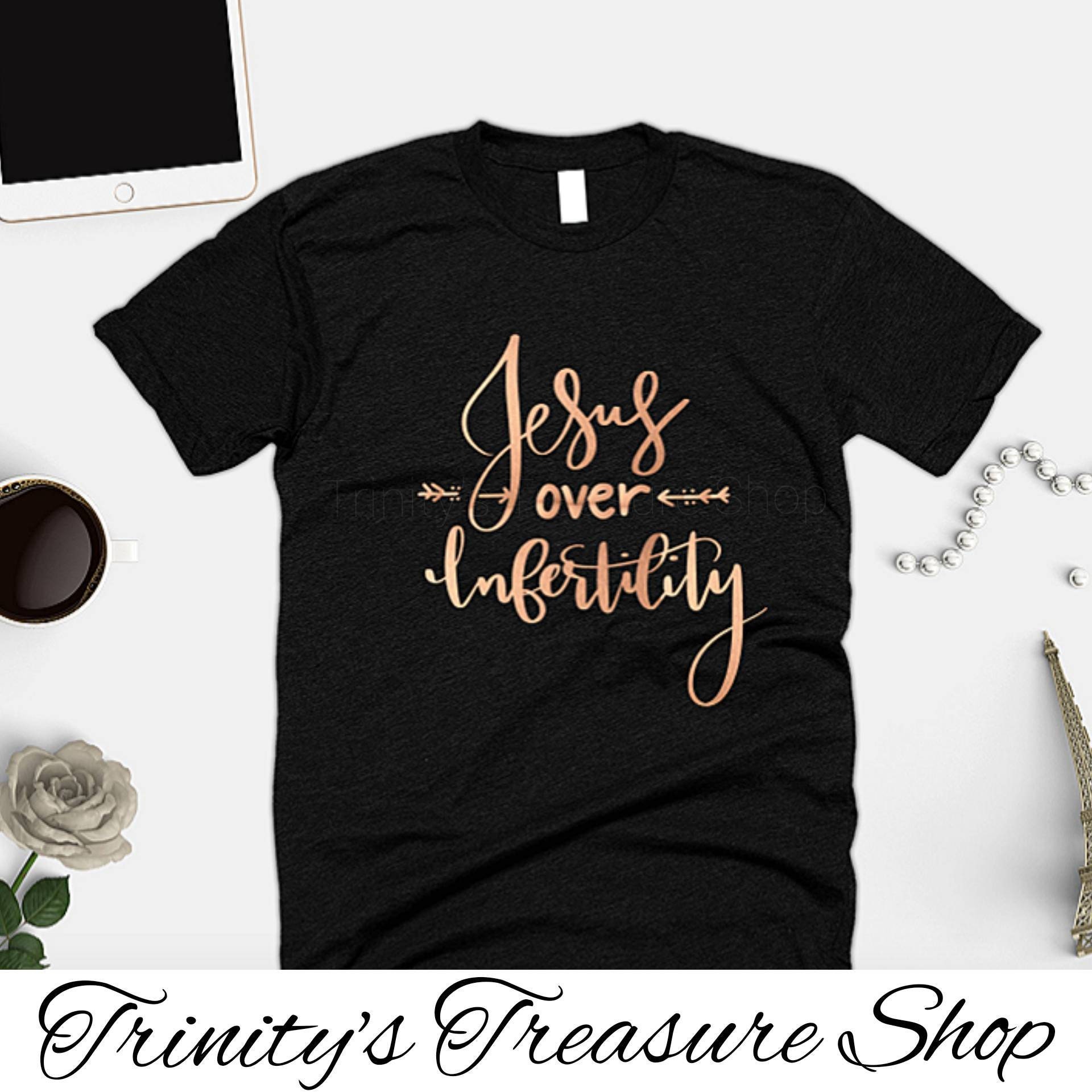 IVF Shirts Infertility Shirt IVF Transfer Day Shirt Jesus - Etsy UK