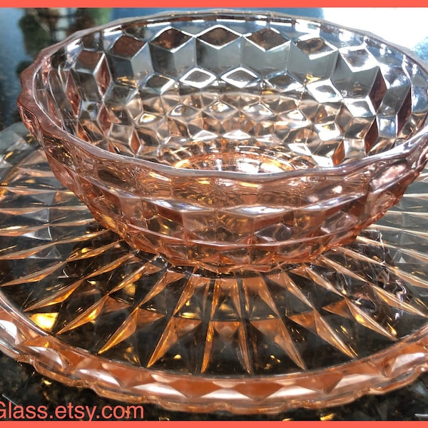 Vintage Pink Glass - Etsy