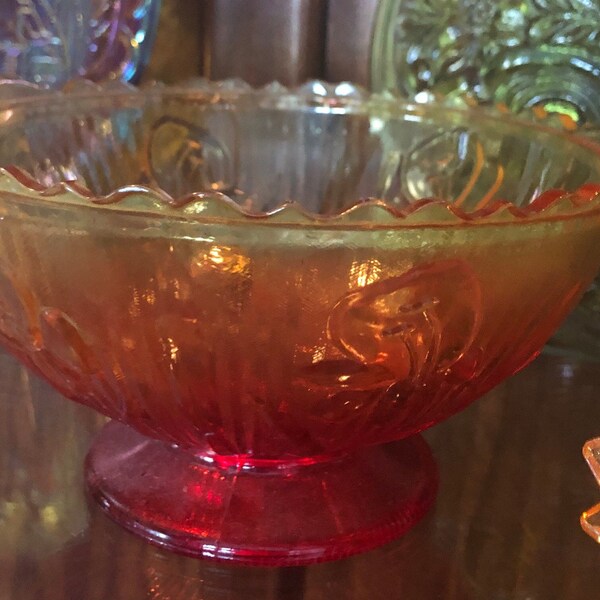 Amberina Glass - Etsy