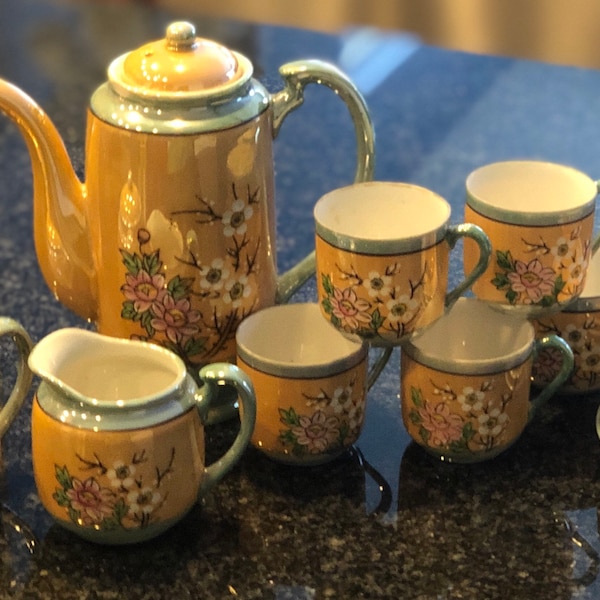 Lusterware Tea Set - Etsy
