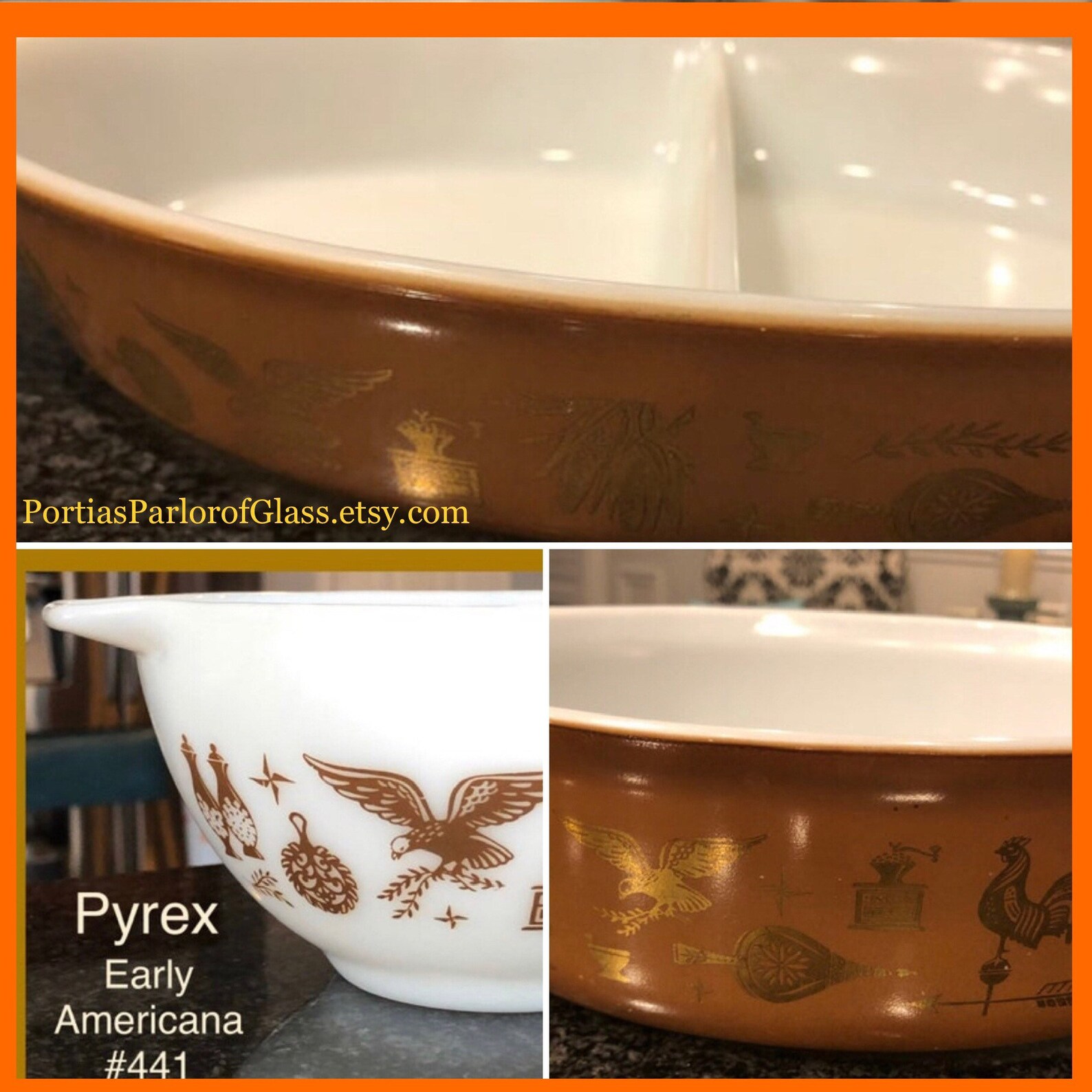 1960s Pyrex early American Americana - Etsy