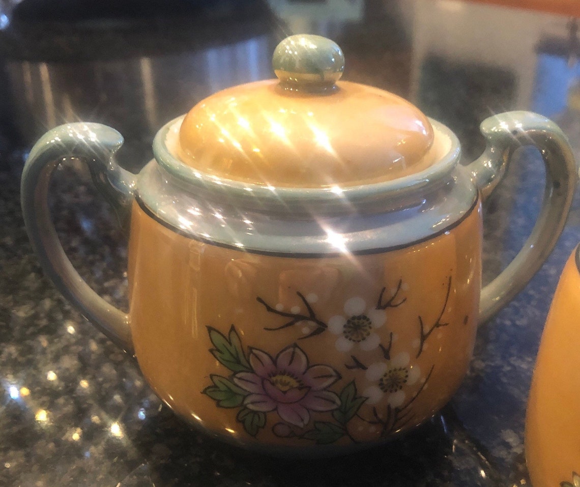 Vintage Lusterware Tea Set | Etsy