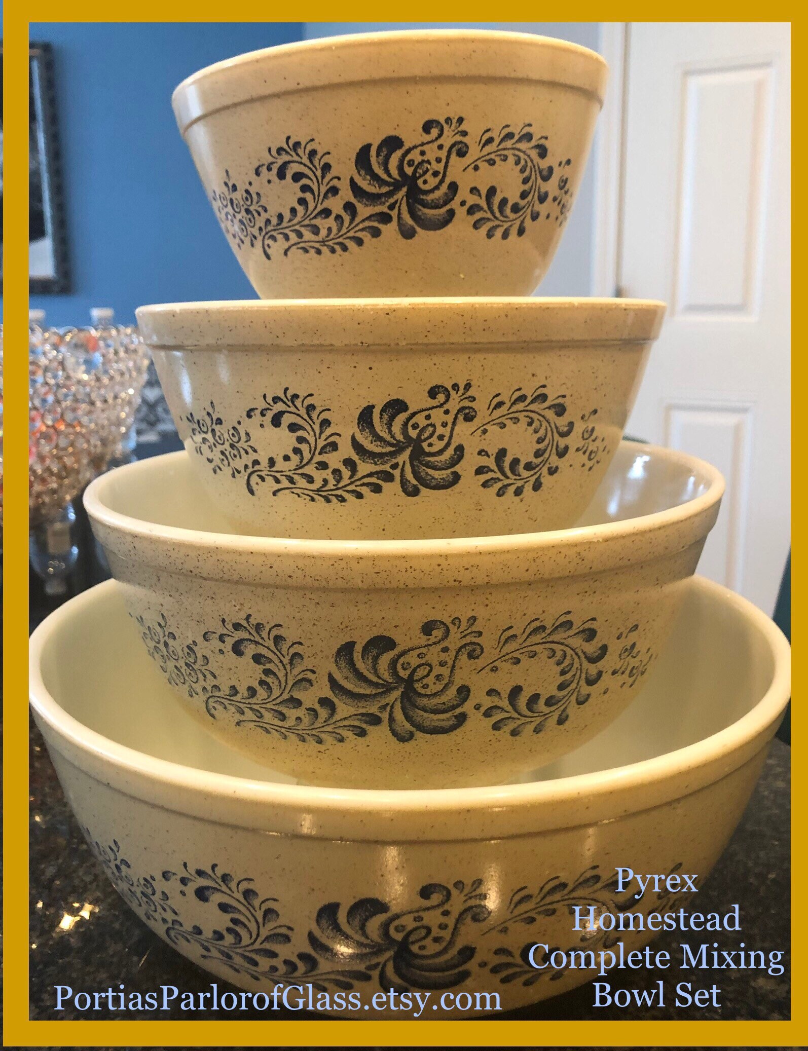 1970s Pyrex Homestead Bowls & Dishes - Etsy