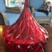Vintage Red Cut Crystal Decorative Dish - Etsy