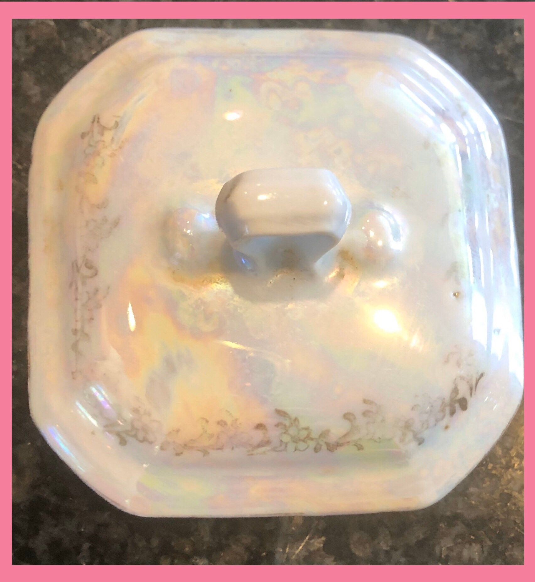 Vintage Victoria Czecha-slovakia Cinnamon Lusterware Jar - Etsy