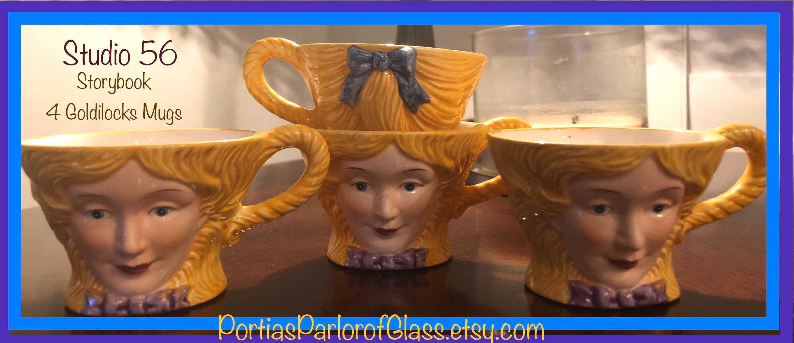 Studio 56 Storybook Complete Set - Three Bears Teapot & 4 Goldilocks ...