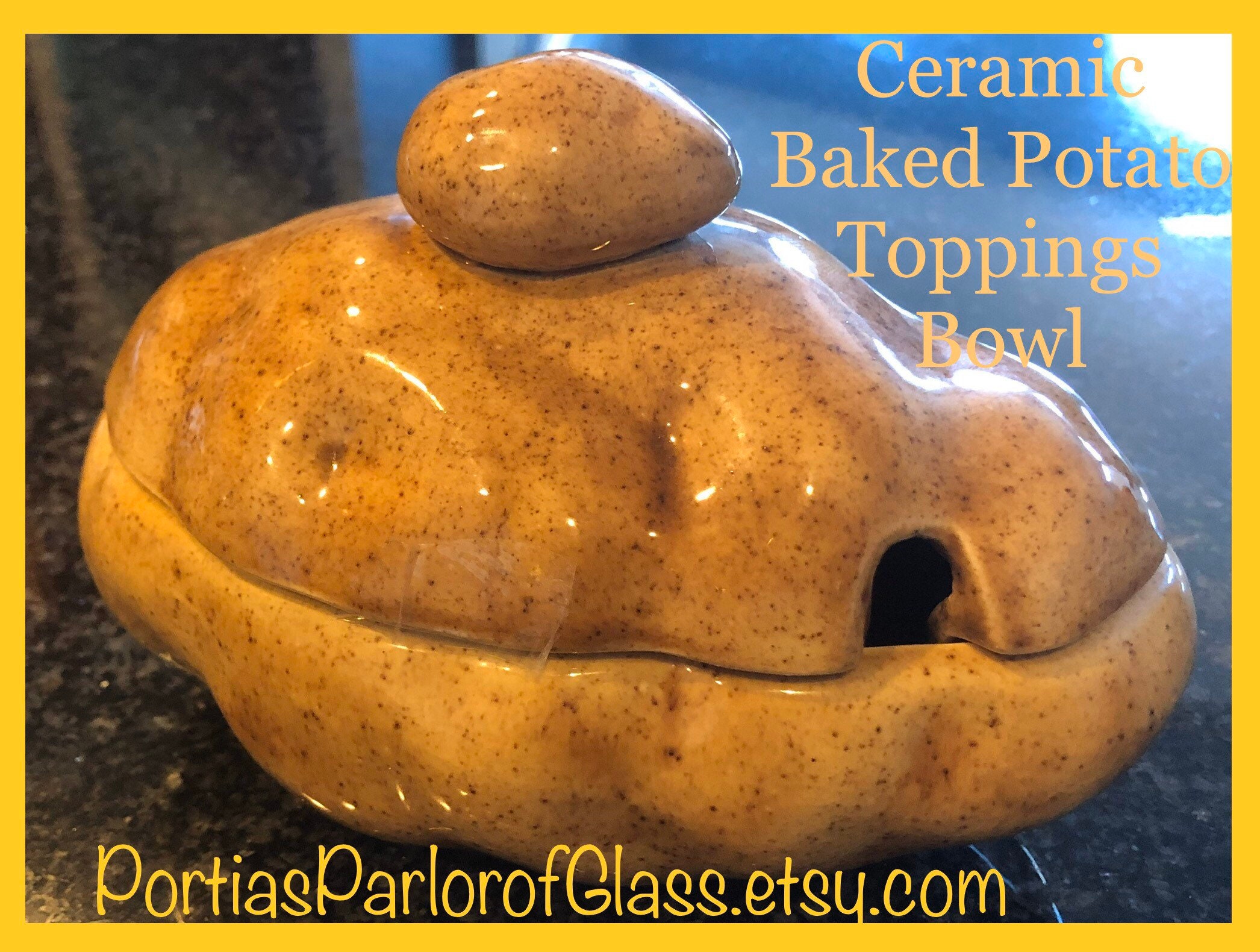 Vintage Ceramic Realistic Baked Potato Shaped or Avocado | Etsy