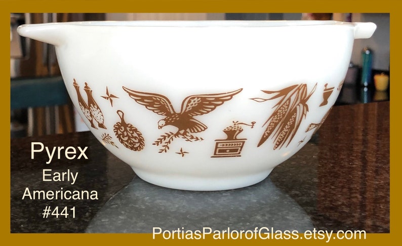 1960s Pyrex early American Americana - Etsy