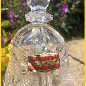 1990 Lead Crystal “byrdes” by Hofbauer Bell - Etsy