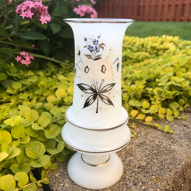 Victorian Bristol Vase - Etsy