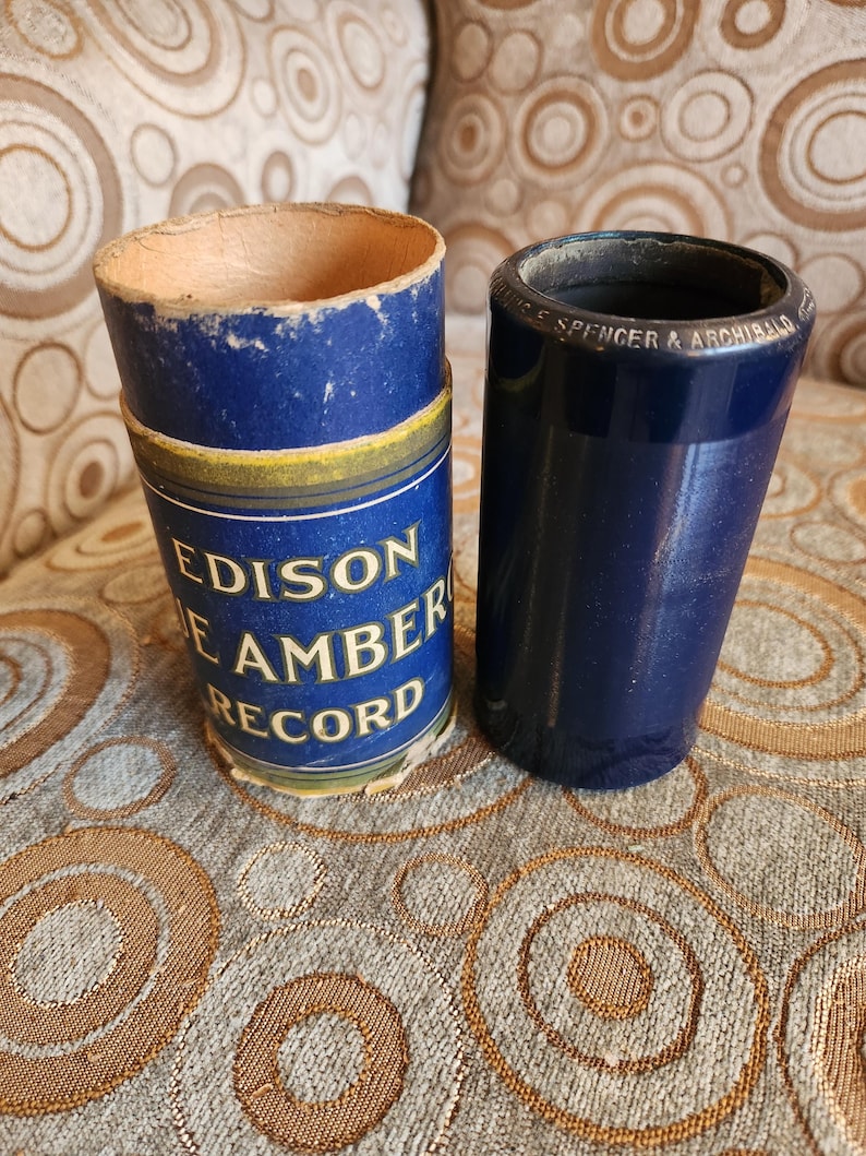 Thomas Edison Phonograph Cylinder Record - Etsy