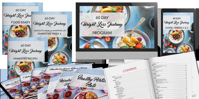 60 Day Weight Loss Journey Omnivore Program - Etsy