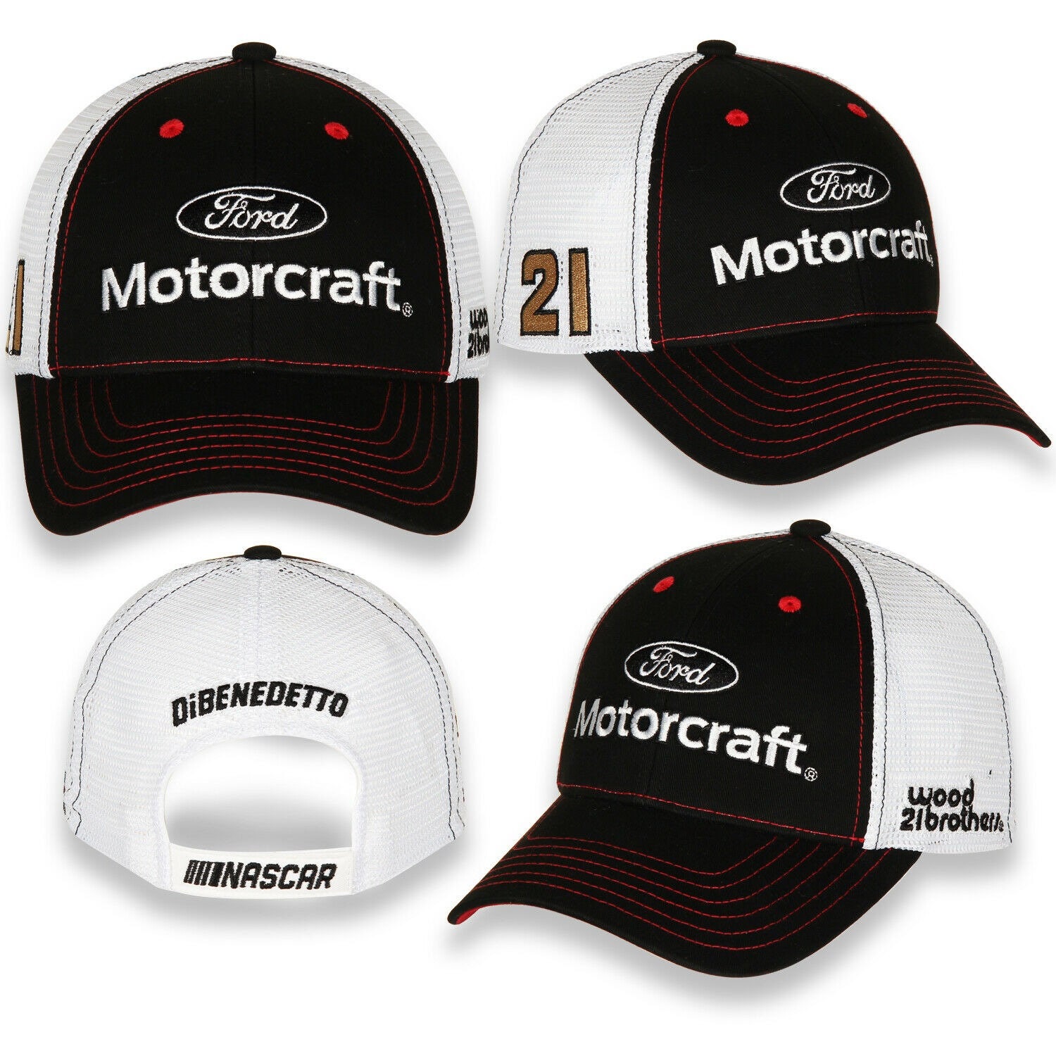 Matt Dibenedetto 2021 Ford Motorcraft Sponsor Trucker Mesh Adjustable ...