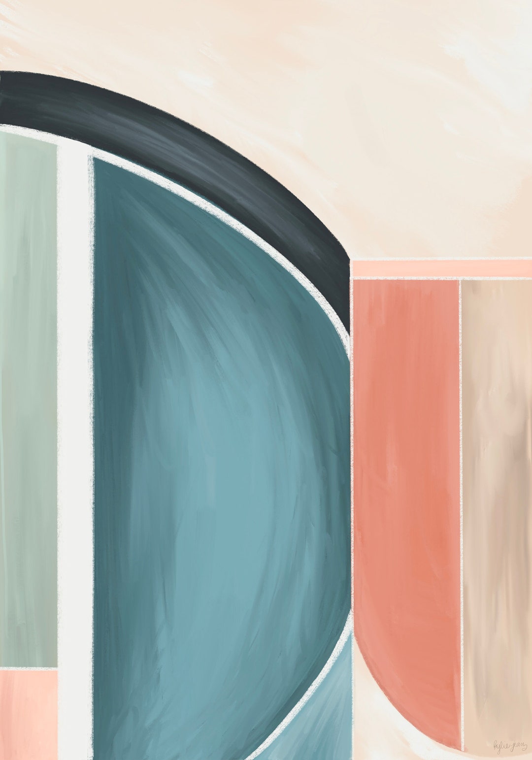 Catalina Colors DIGITAL DOWNLOAD, Printable Art, Contemporary Minimal ...