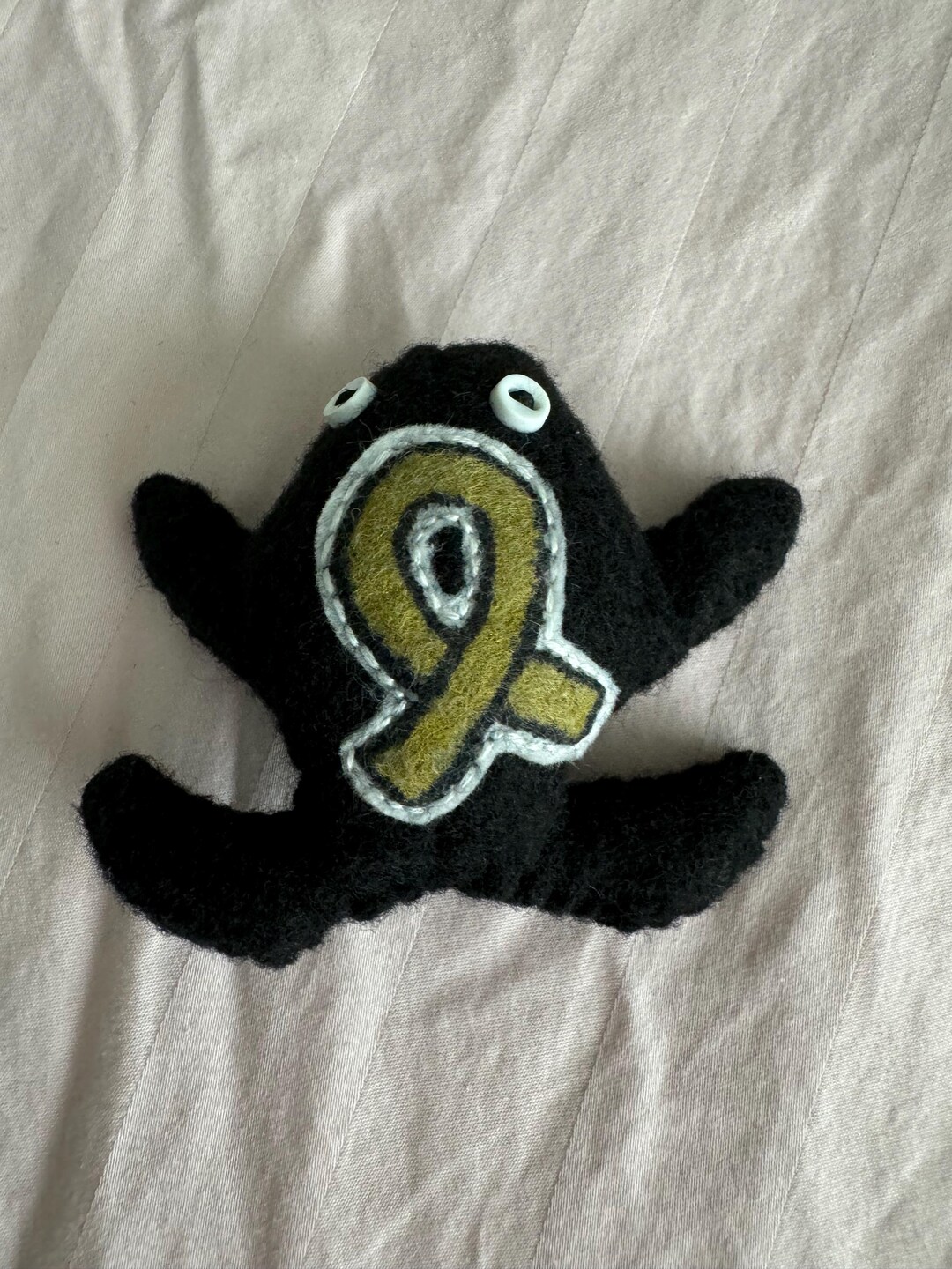 Childhood Cancer Awareness Frog - Etsy