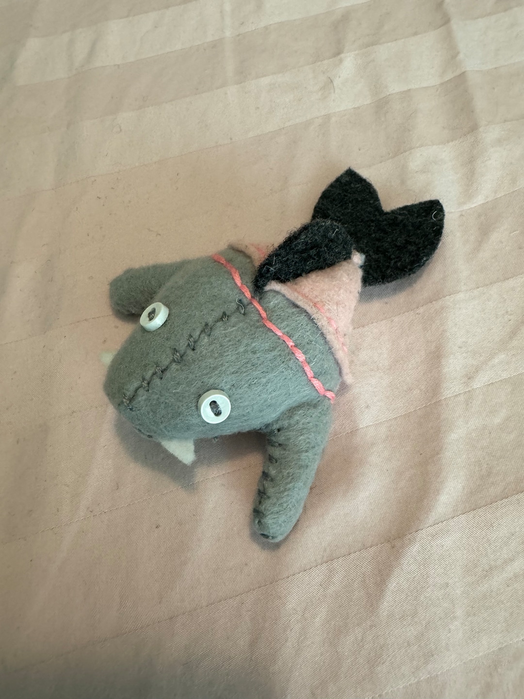 Gray and Pink Vampire Mermaid Frog - Etsy