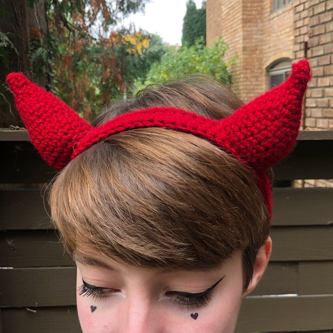Red Devil Horns - Etsy