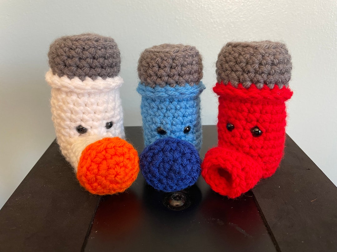 Amigurumi Asthma Inhaler Plush (custom Made) - Etsy
