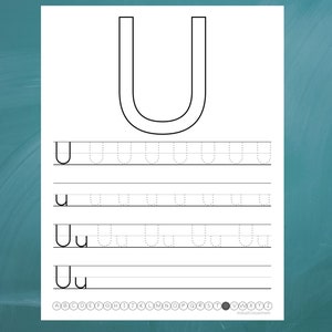 Kindergarten Alphabet Tracing Pages - Upper and Lower Case Letters ...