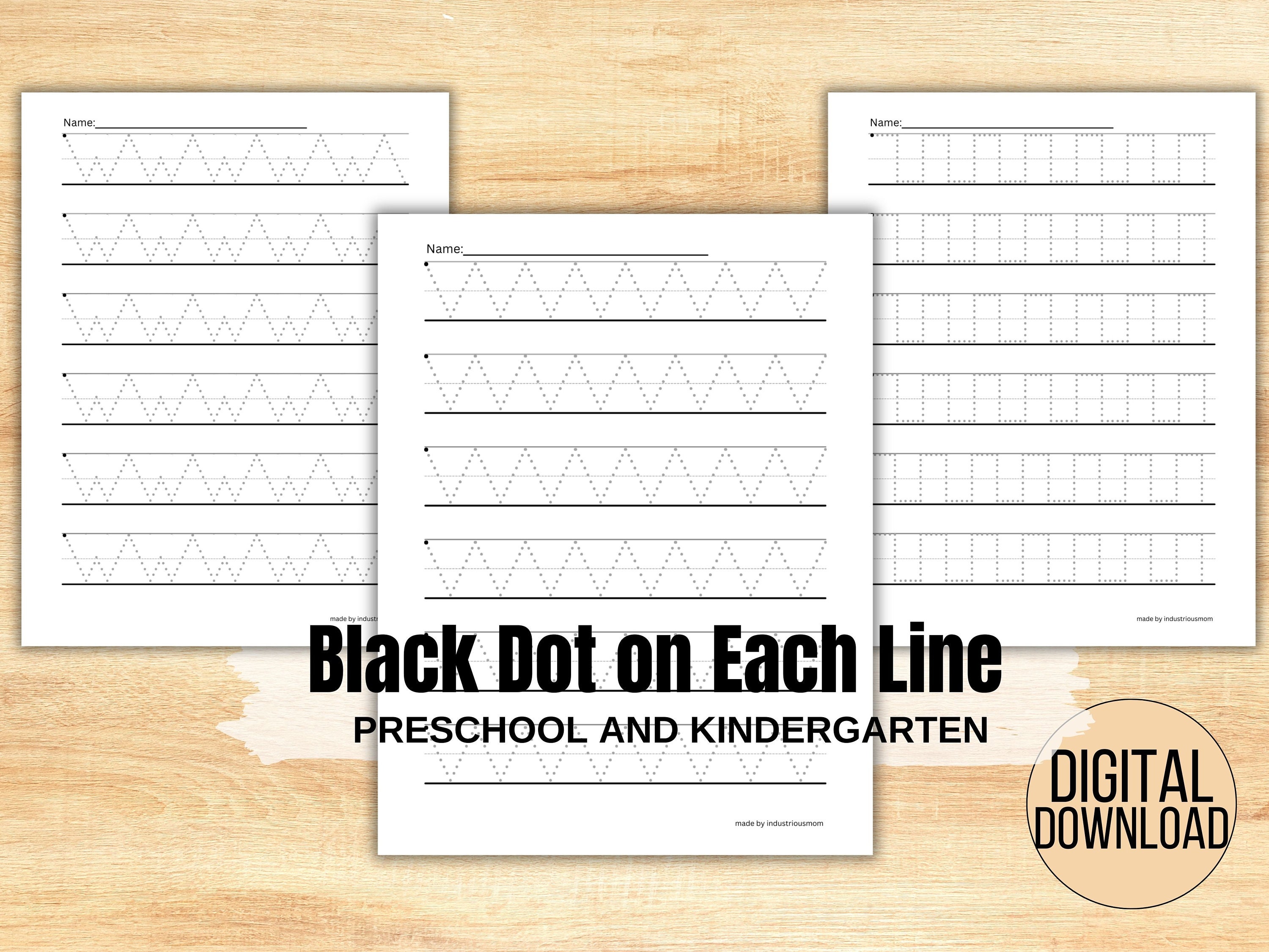 Preschool Line Tracing Kit, Early Learning, Homeschool Busy Book ...