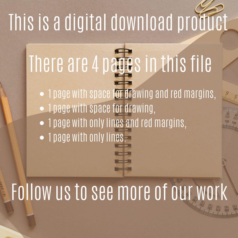 Printable Lined Writing Paper for Kids and Adults With Handwriting ...