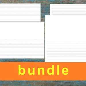 Bundle Handwriting Paper Printable - Story Writing - Printable ...