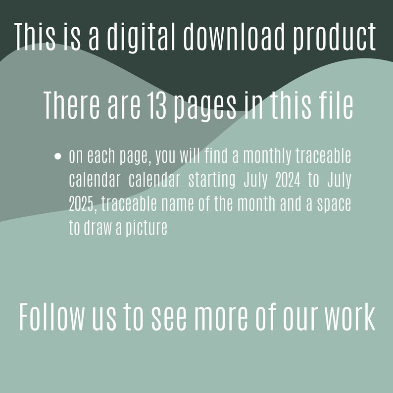 School Year 2024 2025 Calendar for Kids monthly Calendar Printable ...