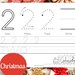 Printable Christmas-inspired Worksheets With Tracing Numbers 1 to 10 ...
