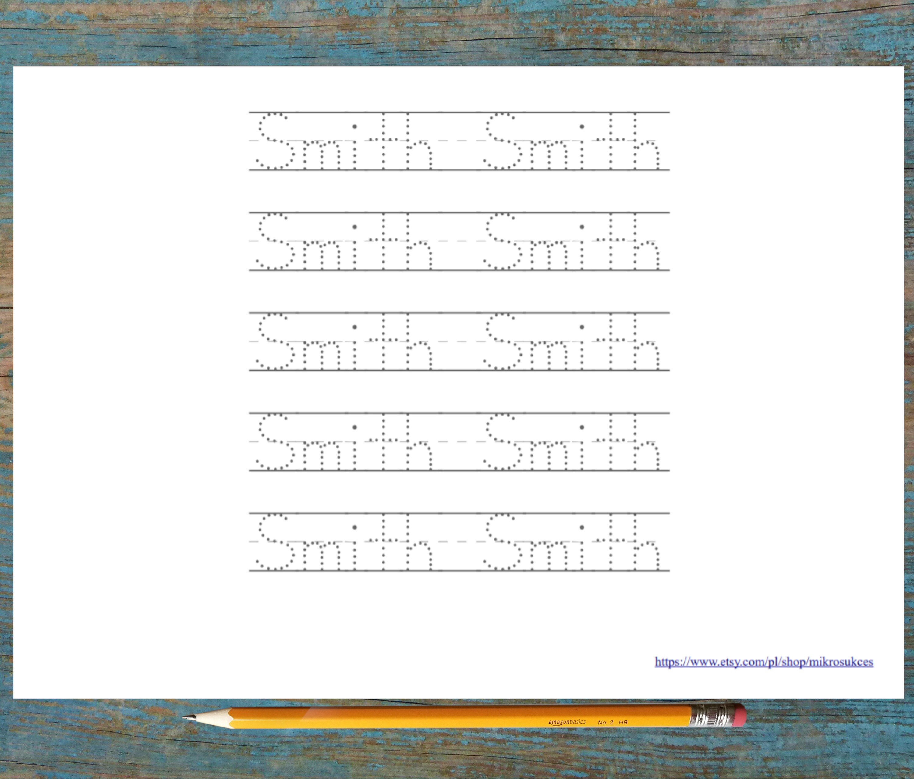 Custom First and Last Name Handwriting Practice | Learning Write for ...