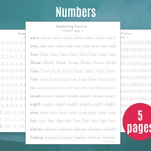 Neat Handwriting Practice Sheet for Teens and Adults Printable US ...
