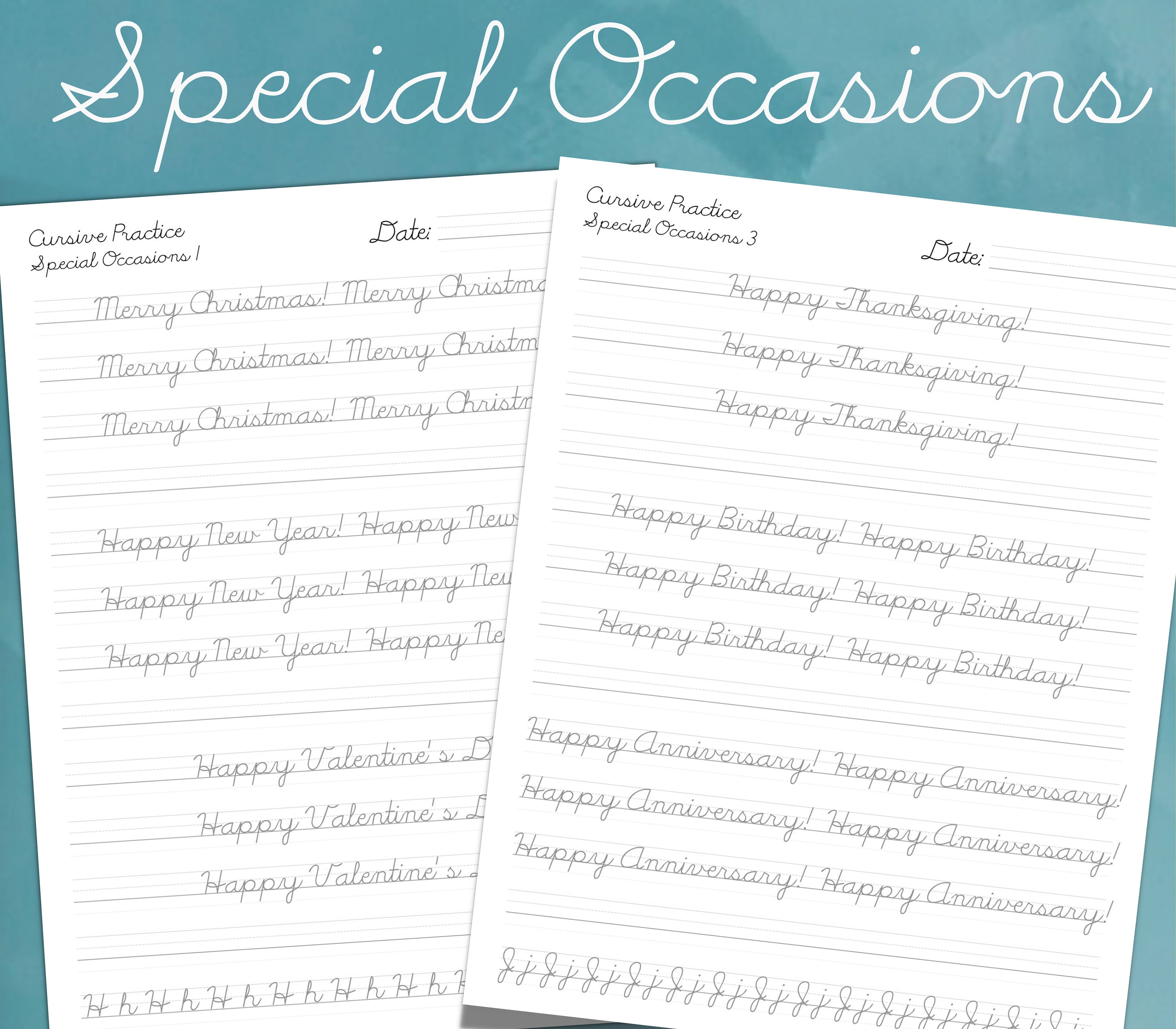 Cuaderno de ejercicios de escritura cursiva para adolescentes y adultos ...