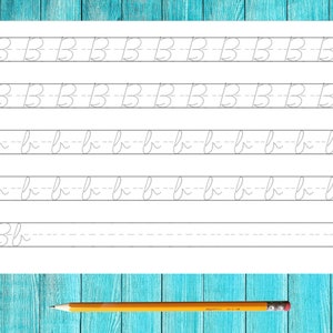 Cursive Letters Alphabet Tracing Pages Printable - Learning to Write ...