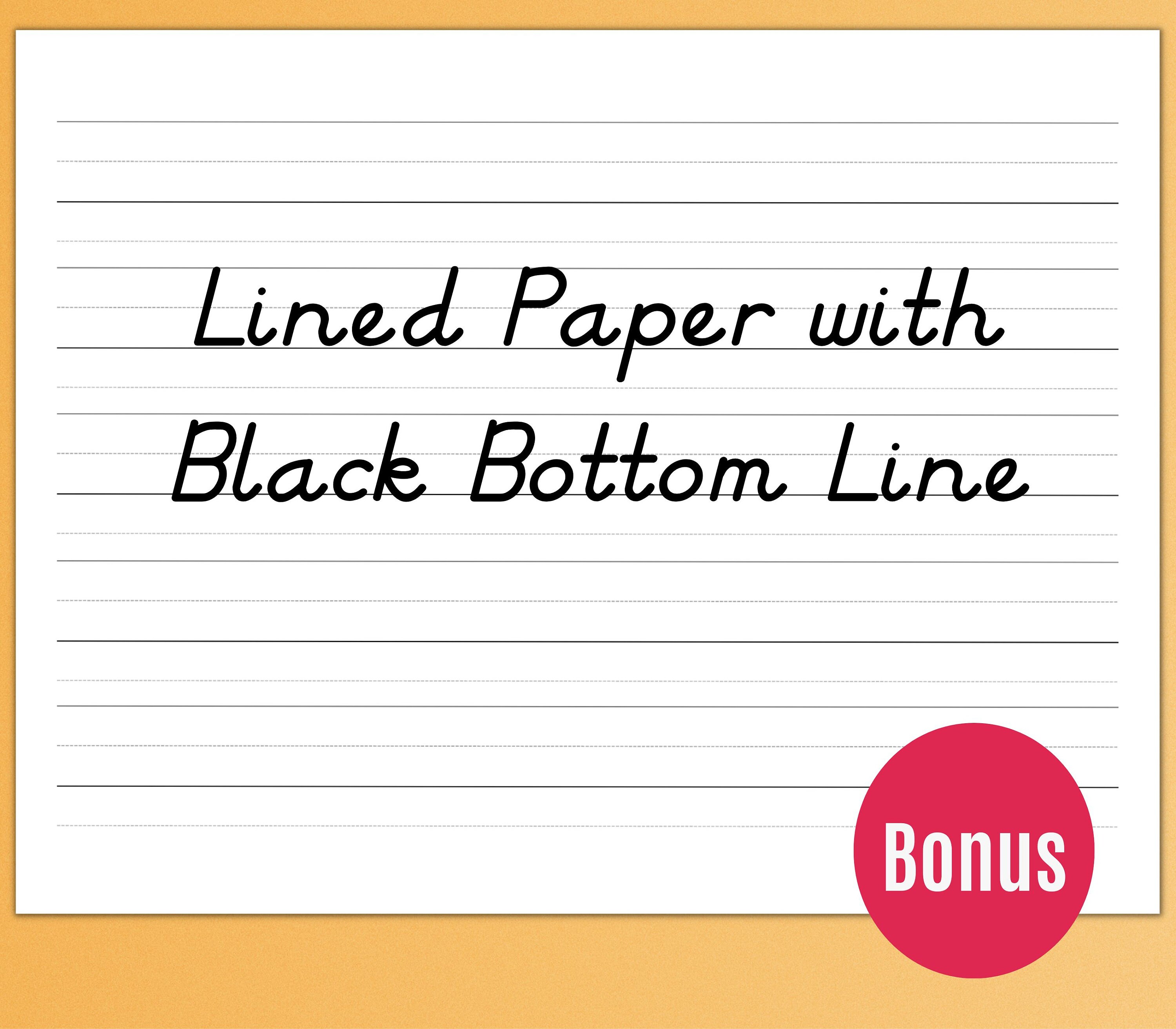 Alphabet Handwriting Practice for Kids, Printable Letter Tracing ...