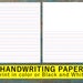 Bundle Handwriting Paper Printable - Story Writing - Printable ...
