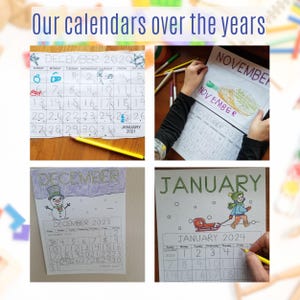 2025 Printable Kindergarten and Preschool Calendar With Traceable ...