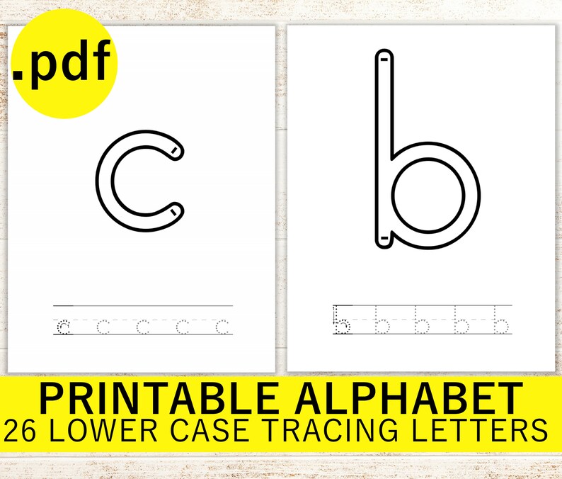 Printable Alphabet Lower Case | Letters Tracing Worksheets for ...