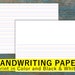 Draw and Write Paper Printable - Lined Paper- Handwriting Practice ...