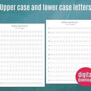 Neat Handwriting Practice Sheet for Teens and Adults Printable US ...