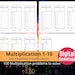 Daily Multiplication Practice Numbers 1 to 10, Basic Multiplication ...