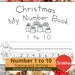 Printable Christmas-inspired Worksheets With Tracing Numbers 1 to 10 ...