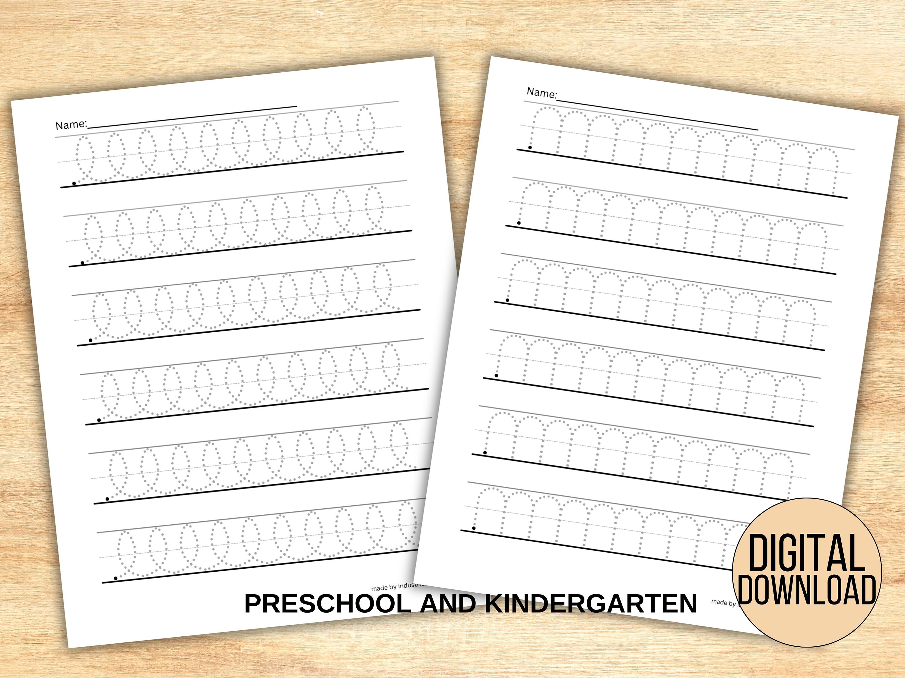 Preschool Line Tracing Kit, Early Learning, Homeschool Busy Book ...