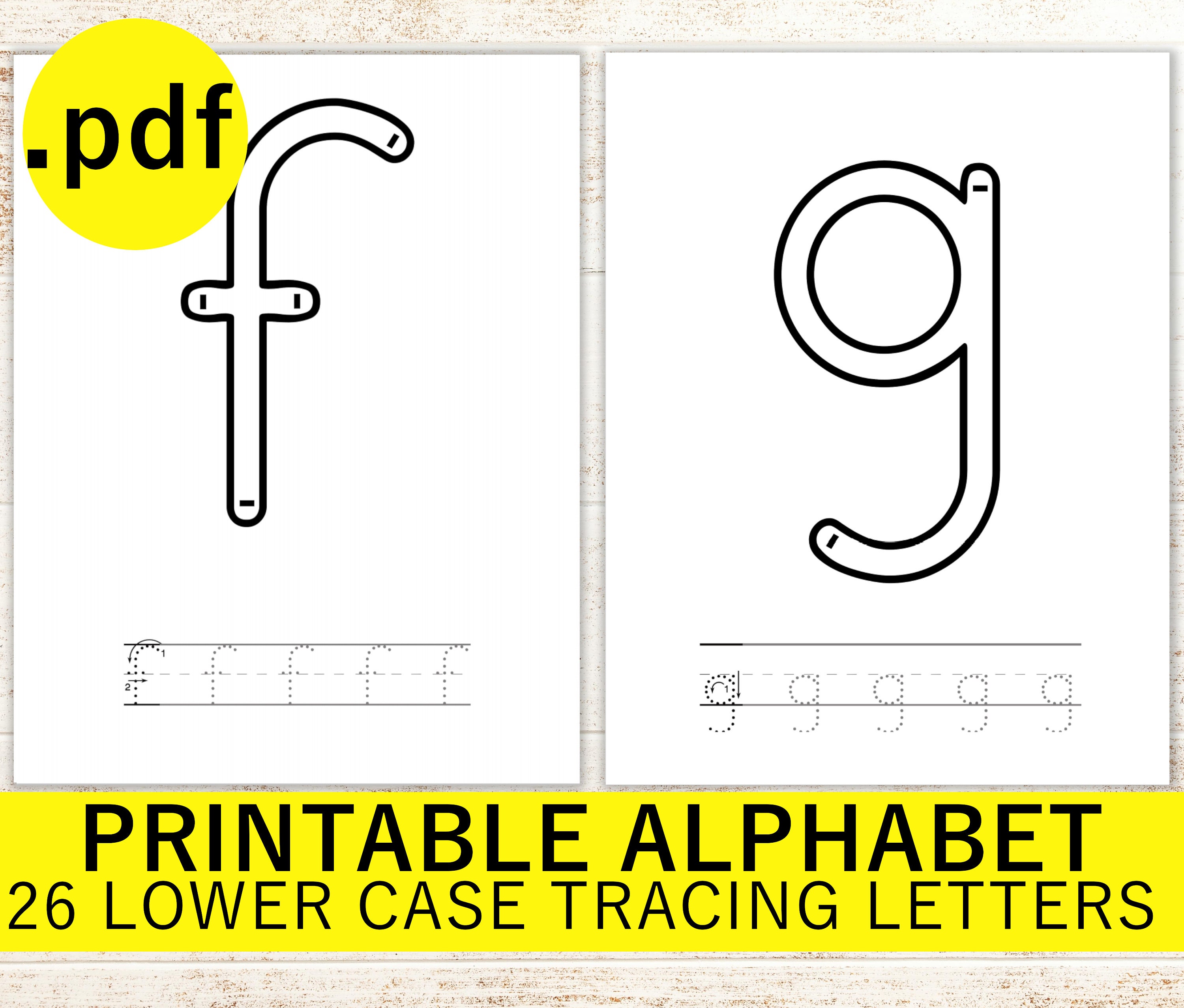 Printable Alphabet Lower Case | Letters Tracing Worksheets for ...