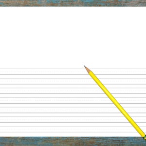 Draw and Write Paper Printable - Lined Paper- Handwriting Practice ...